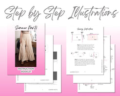 Boho Tiered Pants Sewing Pattern – Patterns For Less