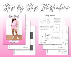 Gym Drawstring Knit Shorts Sewing Pattern – Patterns For Less
