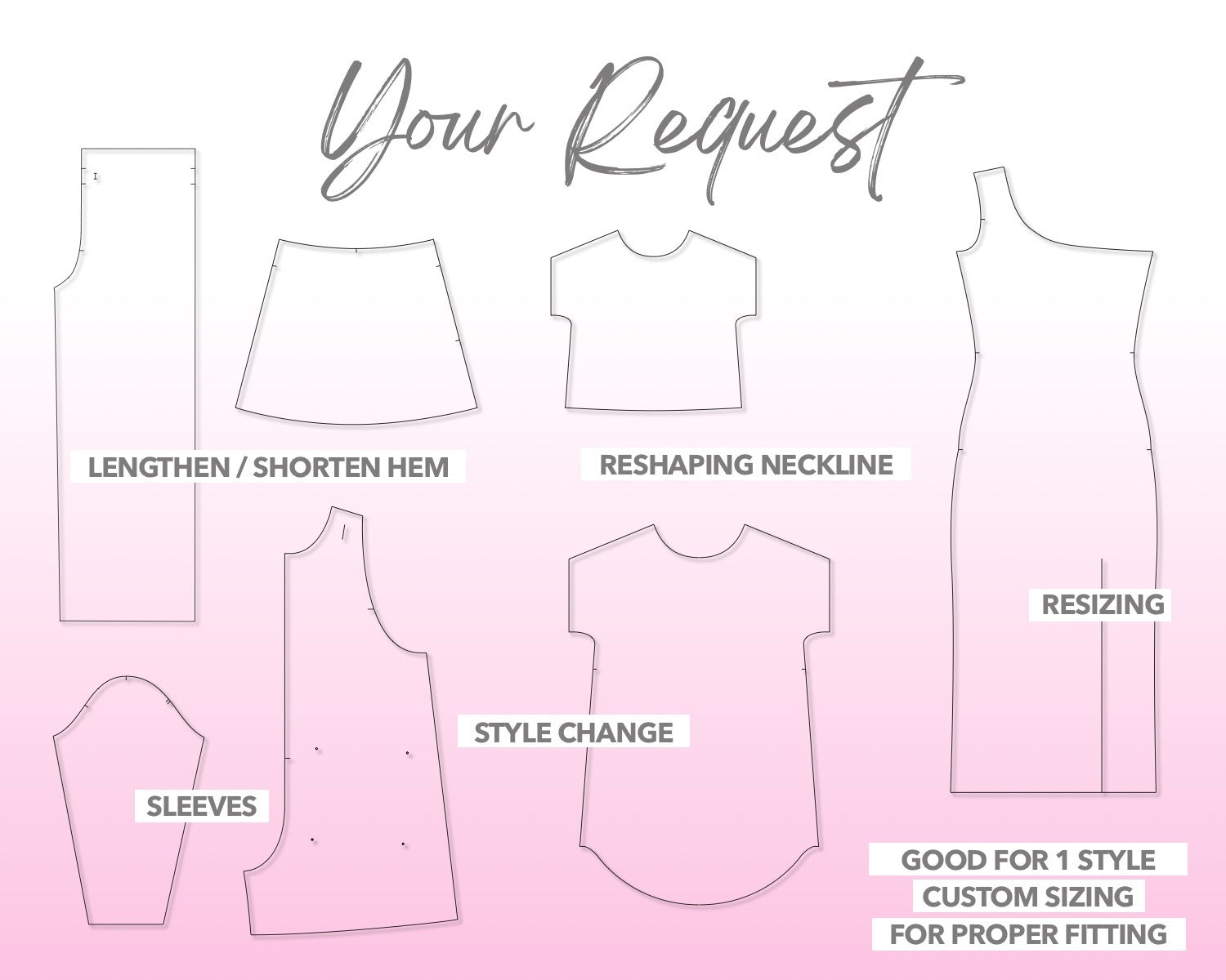 Alterations Sewing Pattern – Patterns For Less