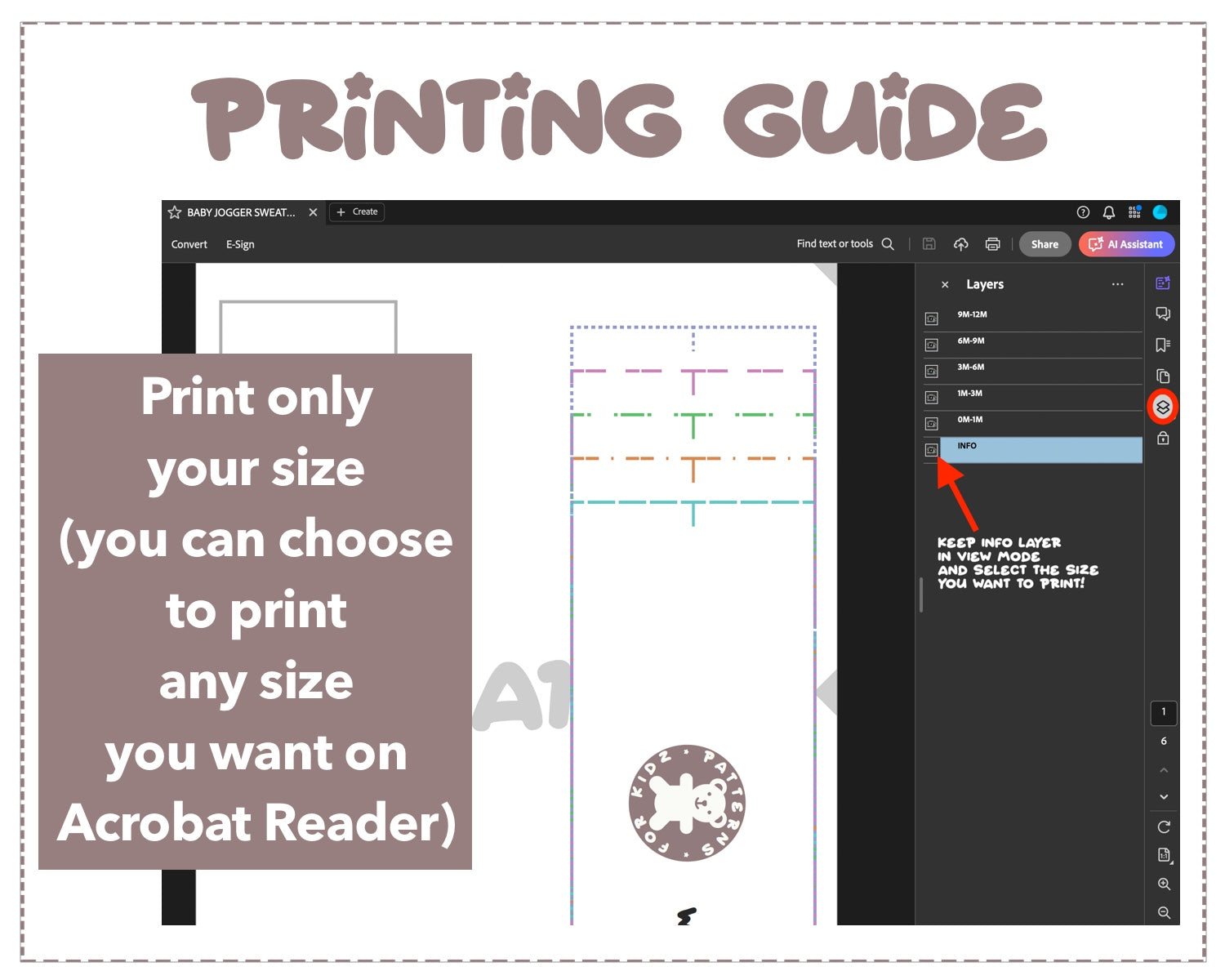 Baby Jogger Sweatpants Sewing Pattern – Patterns For Less