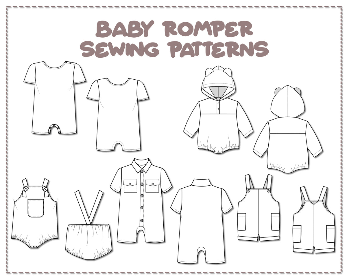 Baby Romper Sewing Patterns – Patterns For Less