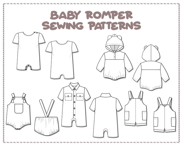 Baby Romper Sewing Patterns – Patterns For Less