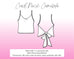 Cowl Neck Back Tie Cami Top Sewing Pattern – Patterns For Less