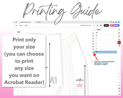 Drawstring Ruched Midi Skirt Sewing Pattern – Patterns For Less