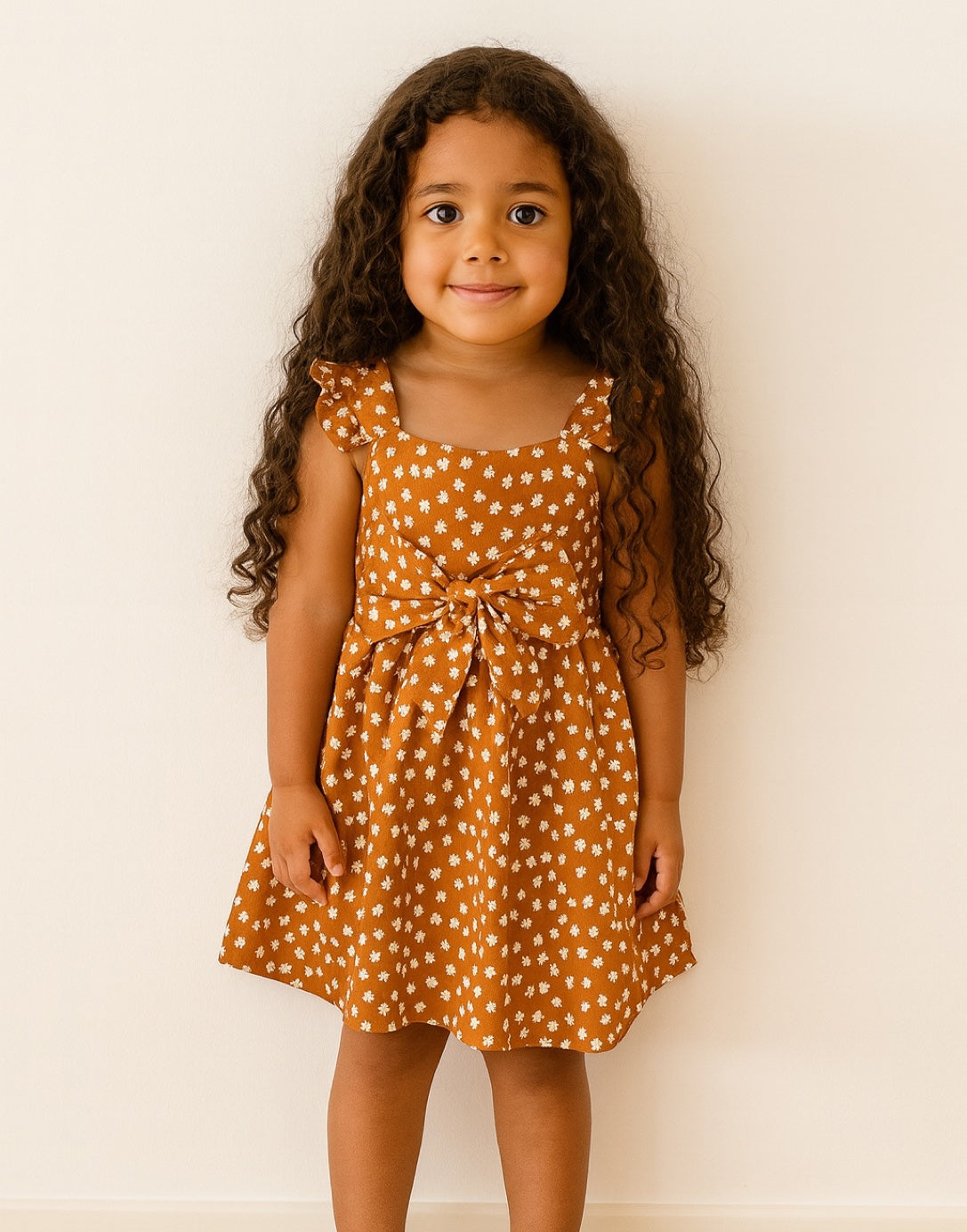 Girls Bow Front Cami Dress Sewing Pattern – Patterns For Less
