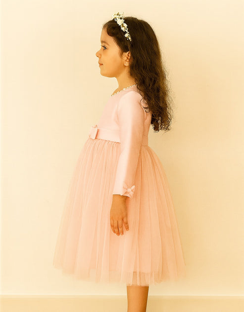 Girls Long Sleeve Princess Tulle Party Dress Sewing Pattern – Patterns ...