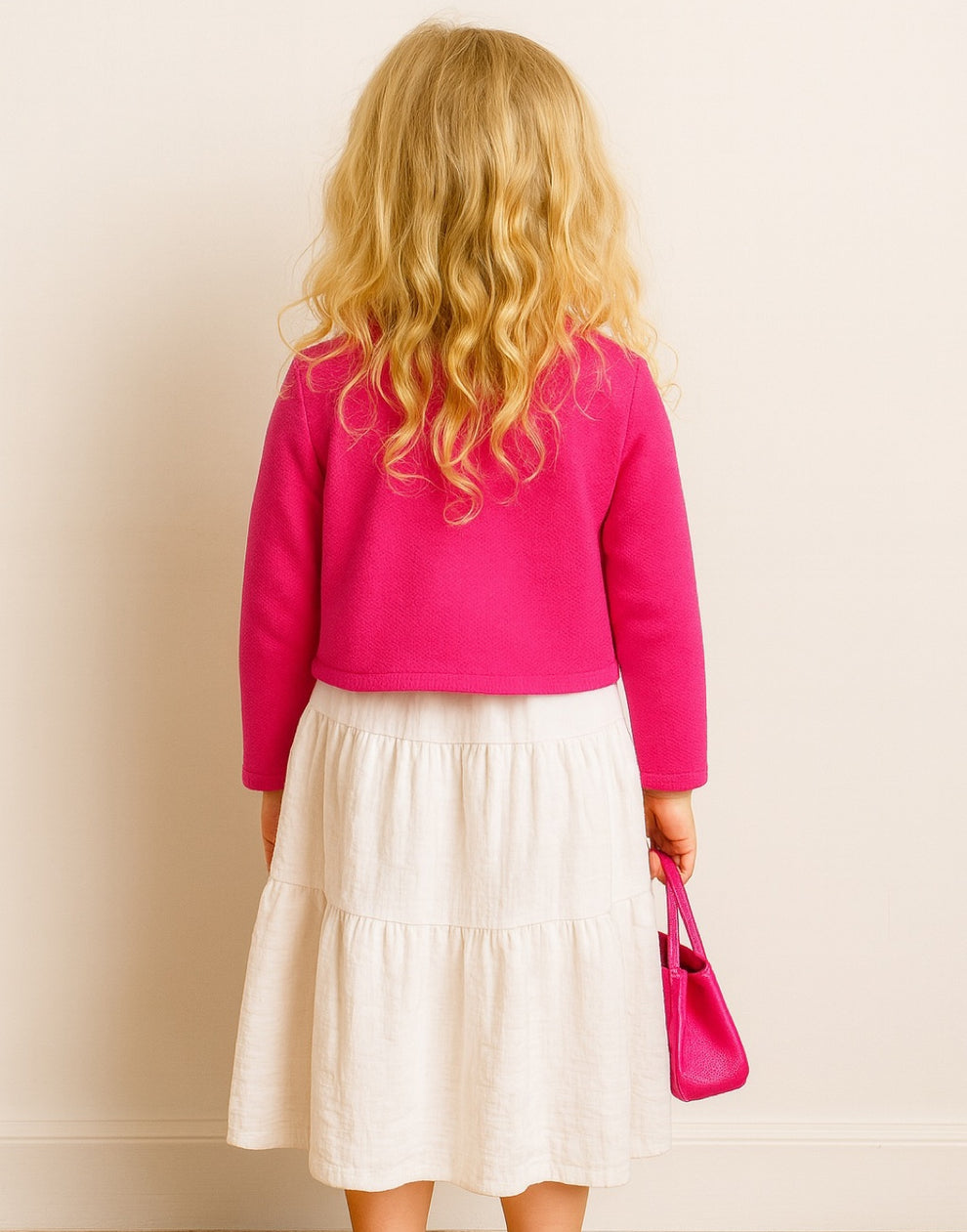 Girls Open Front Crop Cardigan Sewing Pattern – Patterns For Less