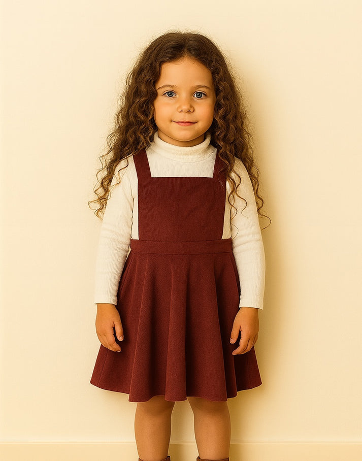 Girls Overall Mini Dress Sewing Pattern – Patterns For Less