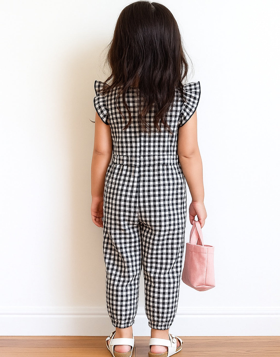 Girls Ruffle Sleeve Jumpsuit Sewing Pattern – Patterns For Less