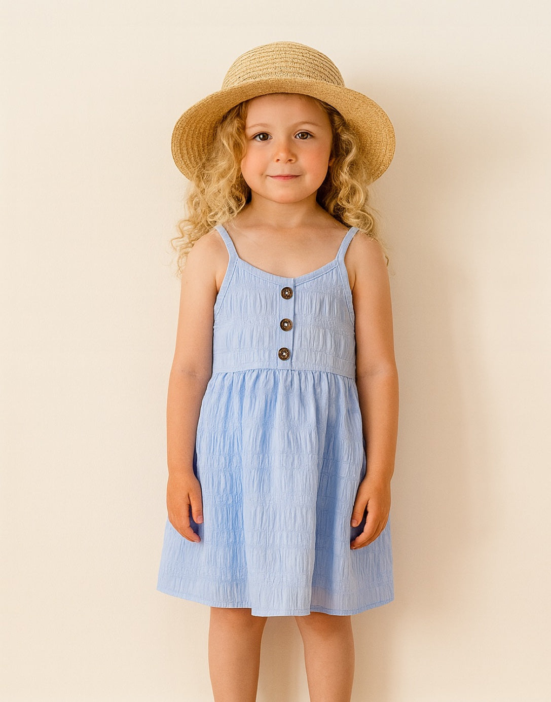 Girls V-Neck Spaghetti Strap Cami Dress Sewing Pattern – Patterns For Less