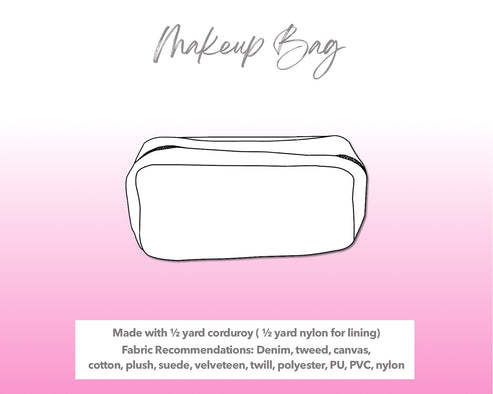 Makeup Bag Sewing Pattern – Patterns For Less