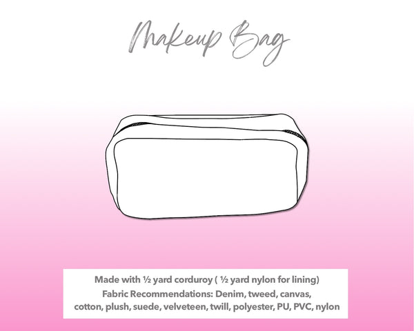 Makeup Bag Sewing Pattern – Patterns For Less