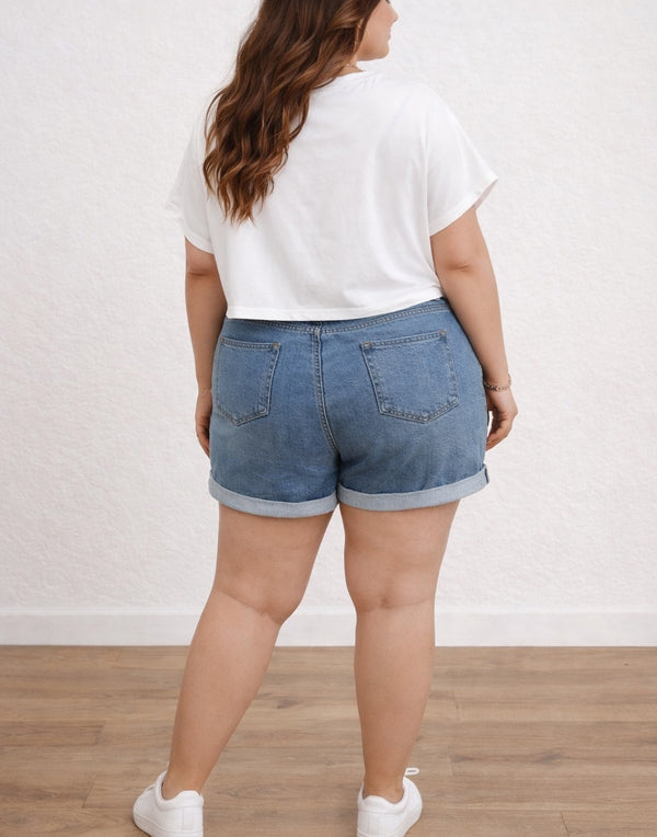 Plus Size Batwing Sleeve Crop Tee Sewing Pattern – Patterns For Less