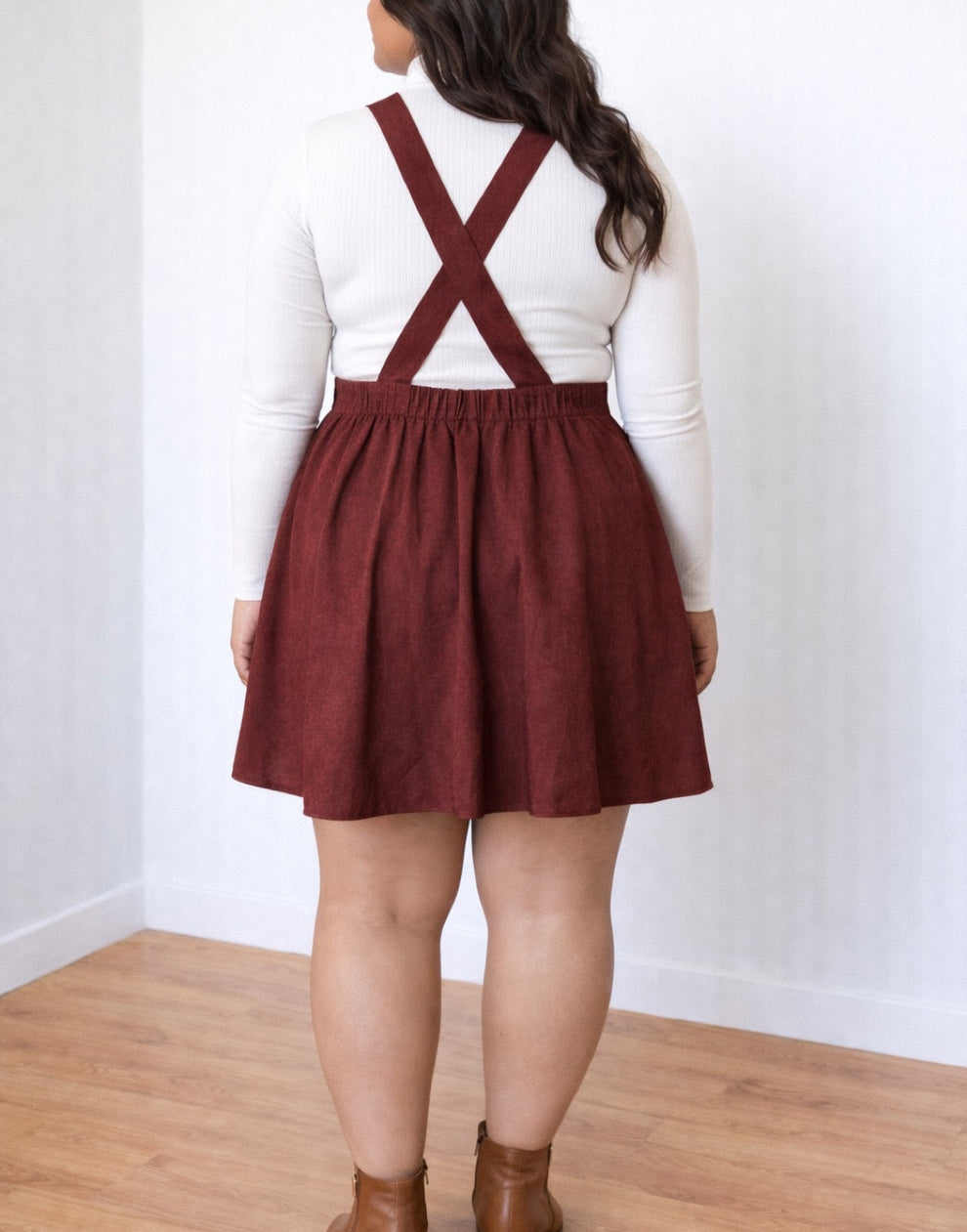 Plus Size Overall Mini Dress Sewing Pattern – Patterns For Less