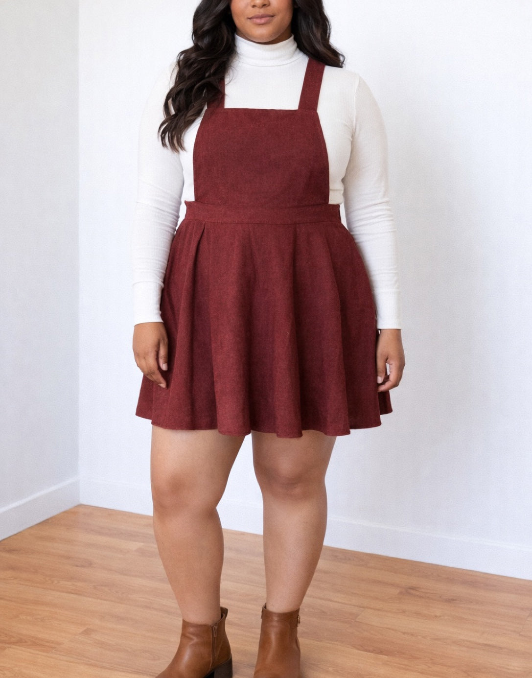 Plus Size Overall Mini Dress Sewing Pattern – Patterns For Less