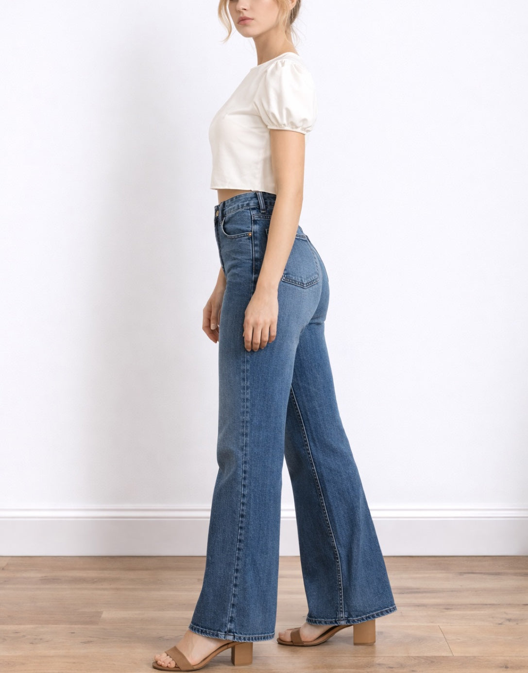 Puff Sleeve Tie Back Crop Blouse Sewing Pattern – Patterns For Less