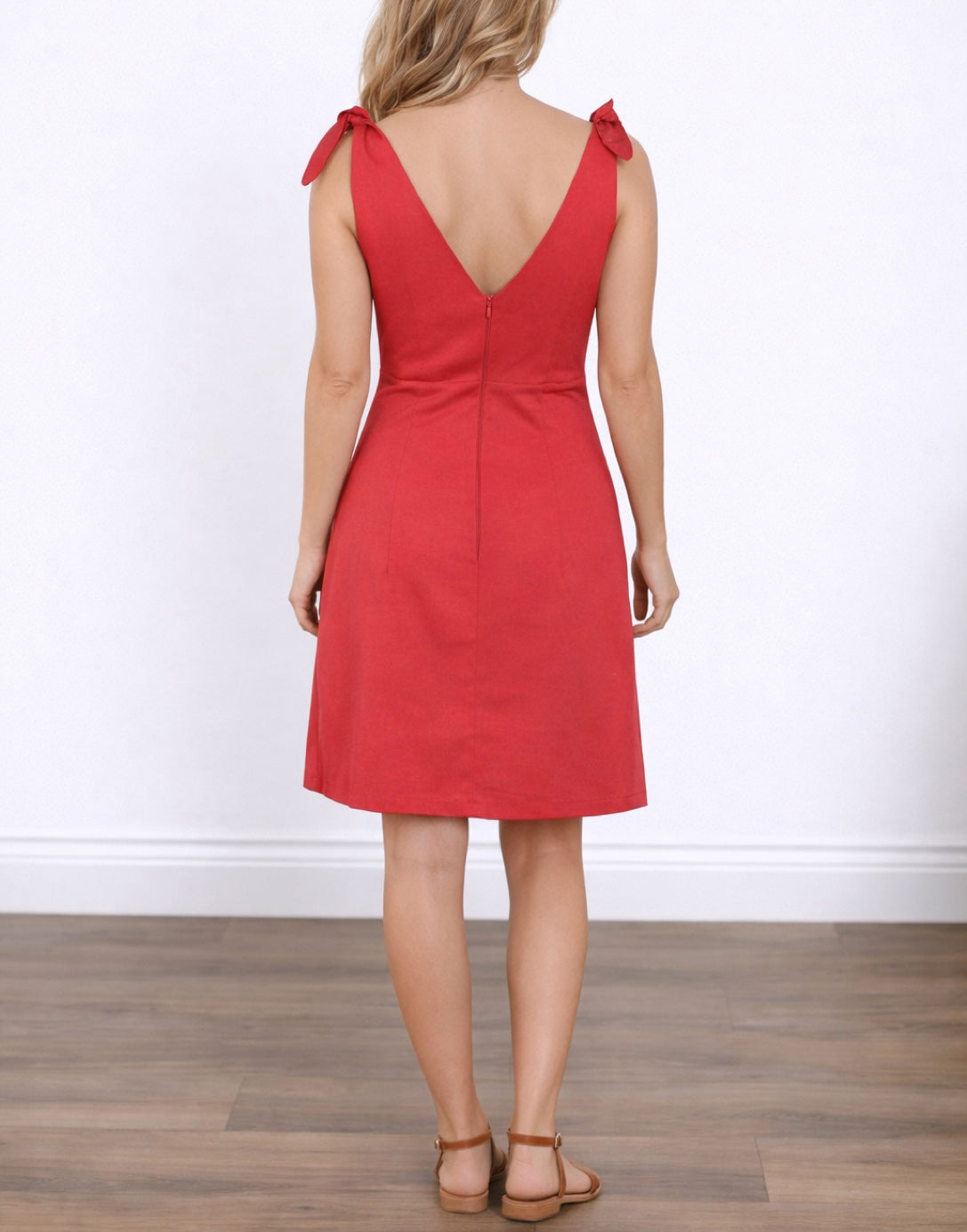 Tie Shoulder Mini Dress Sewing Pattern – Patterns For Less
