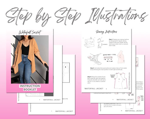 Waterfall Jacket Sewing Pattern – Patterns For Less